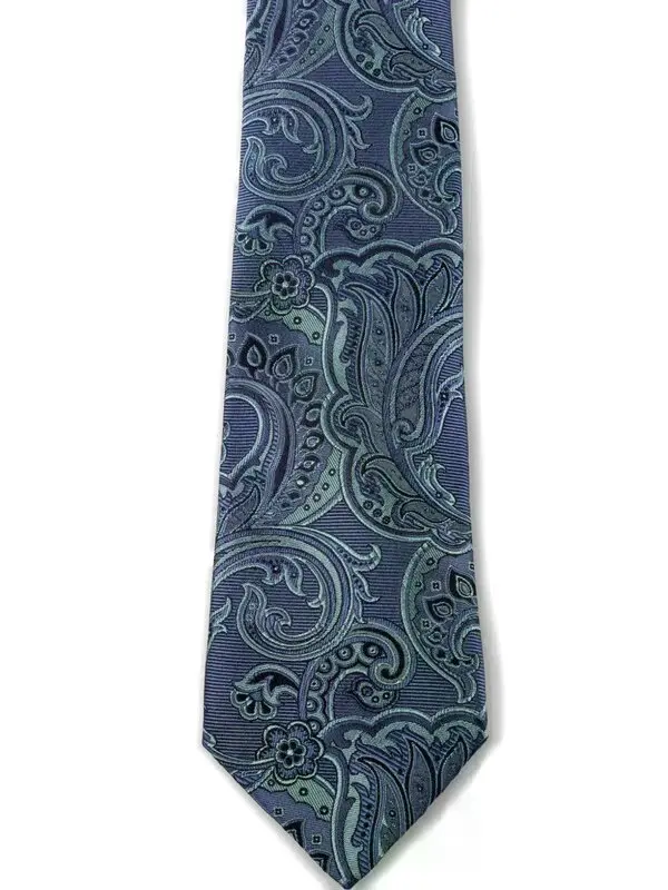 Etro Silk Neck Tie - Blue
