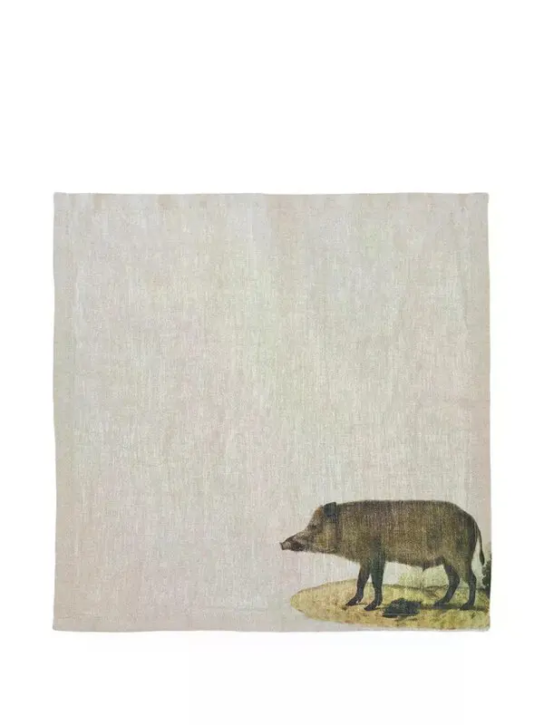 LINORICCI Animal-print Napkins