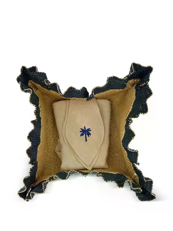 Johanna Ortiz Ruffled Bread Basket - Neutrals