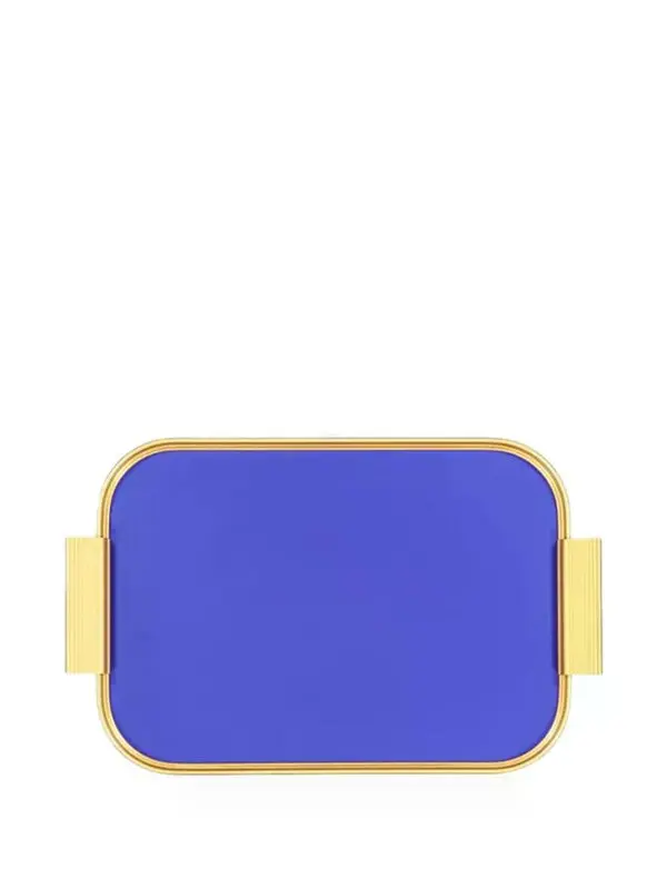 KAYMET Gold-tone Trim Tray - Blue