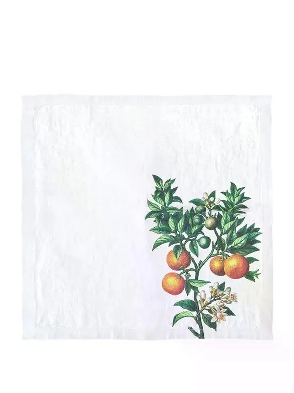 LINORICCI Citrus-print Napkins