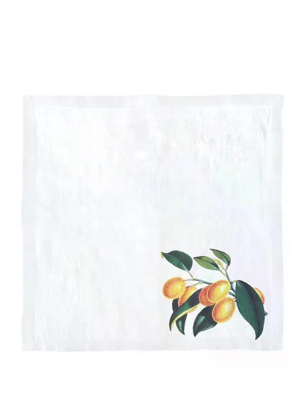 LINORICCI Citrus-print Napkins