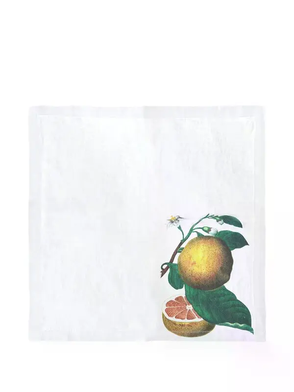 LINORICCI Citrus-print Napkins