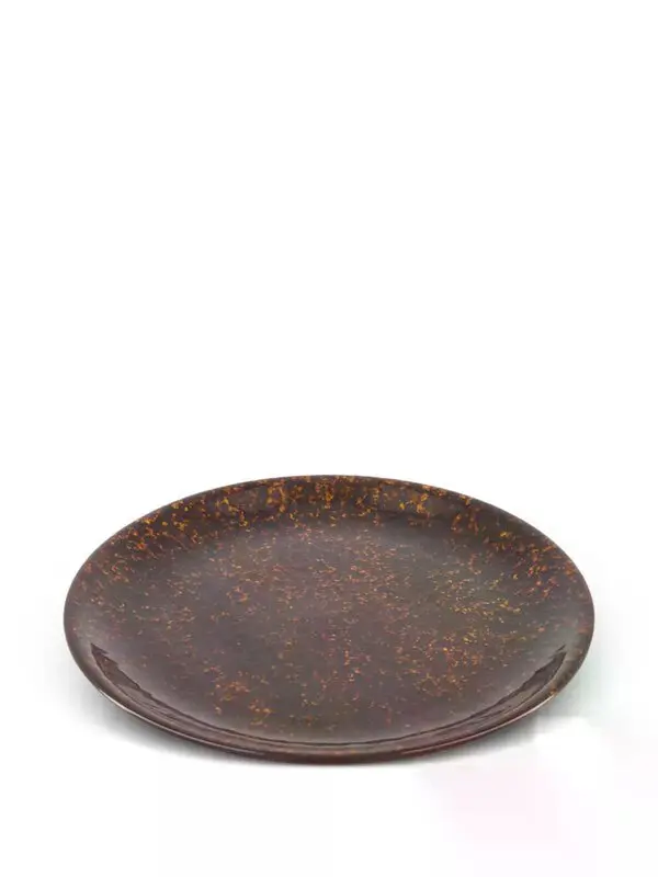 HOUSE OF CAPRICORN Tartaruga Ceramic Plate - Brown