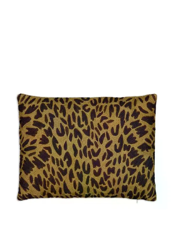 LINDELL & CO Printed Cushion - Brown