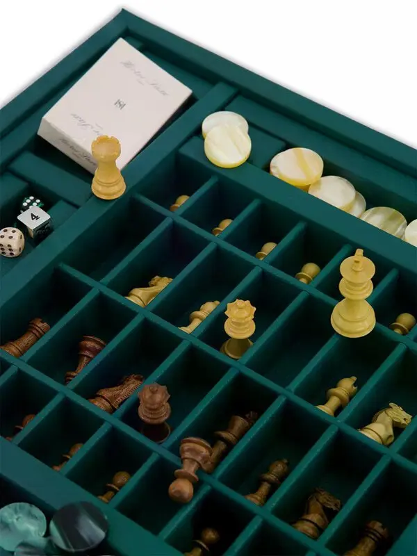 HECTOR SAXE Multi-game Leather Box
