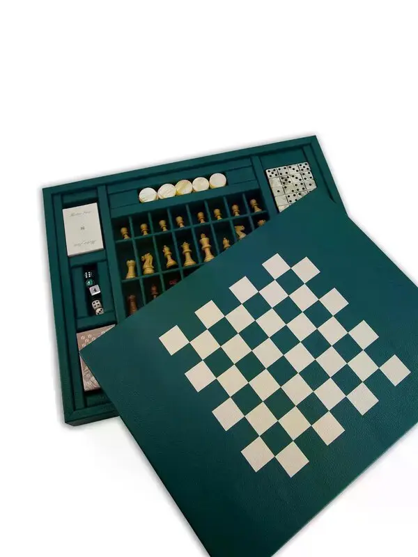 HECTOR SAXE Multi-game Leather Box