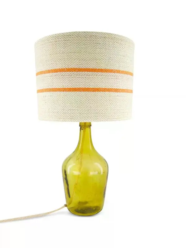 PAULA Striped Medium Lampshade - Neutrals