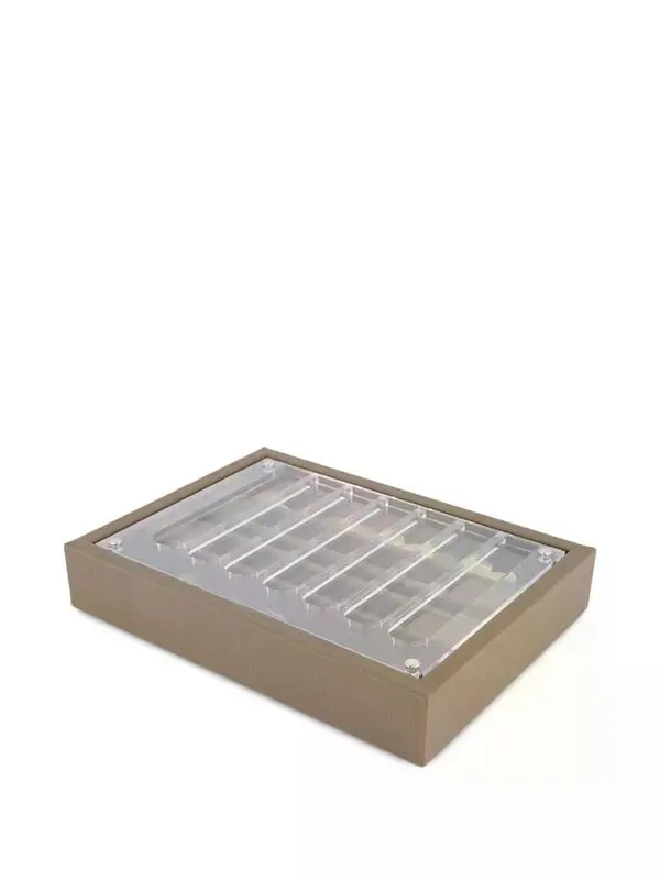 HECTOR SAXE Connect 4 Leather Game - Brown