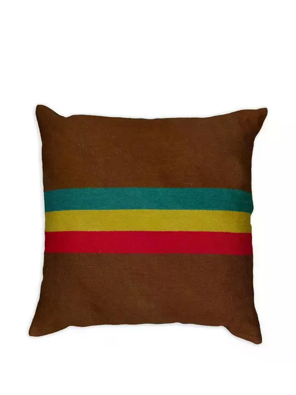 LIBECO Manitobba Striped Pillow Cover - Brown