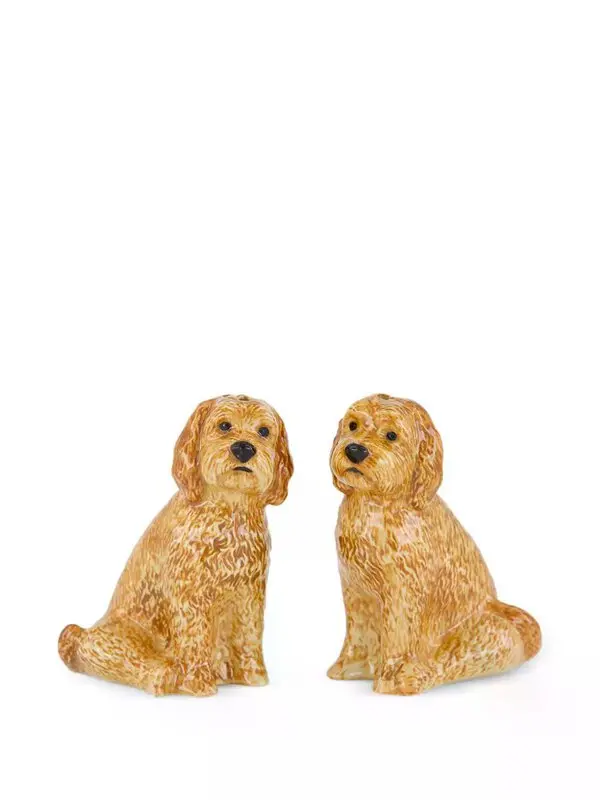 QUAIL CERAMICS Cockapoo Salt And Pepper Set - Orange
