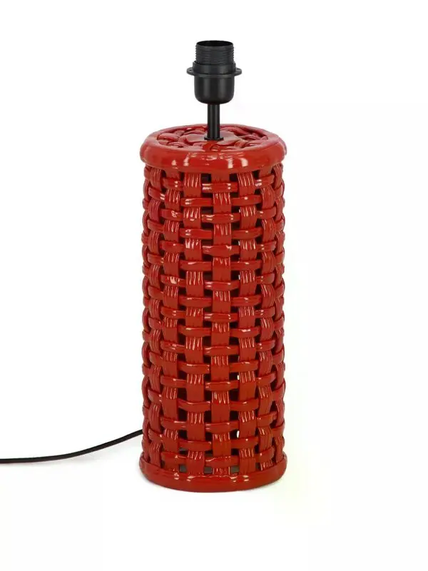HOUSE OF CAPRICORN Woven Ceramic Lamp Base