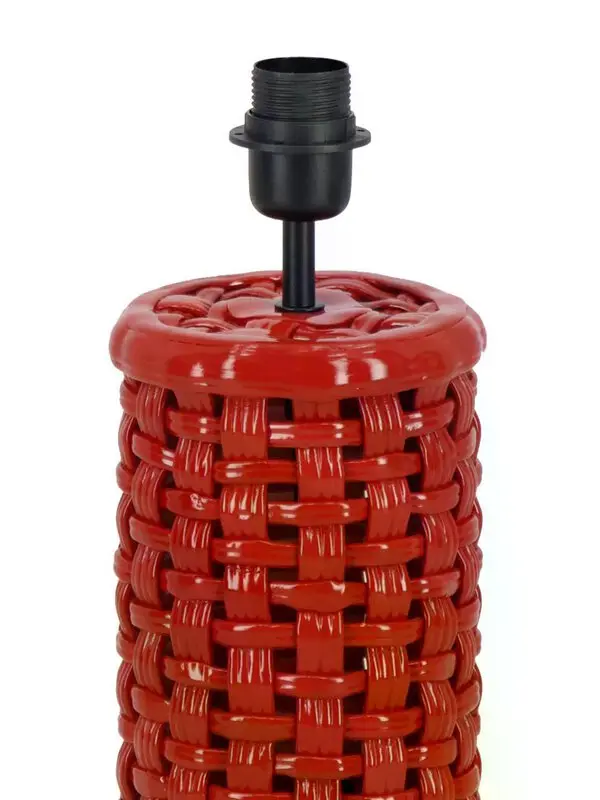 HOUSE OF CAPRICORN Woven Ceramic Lamp Base