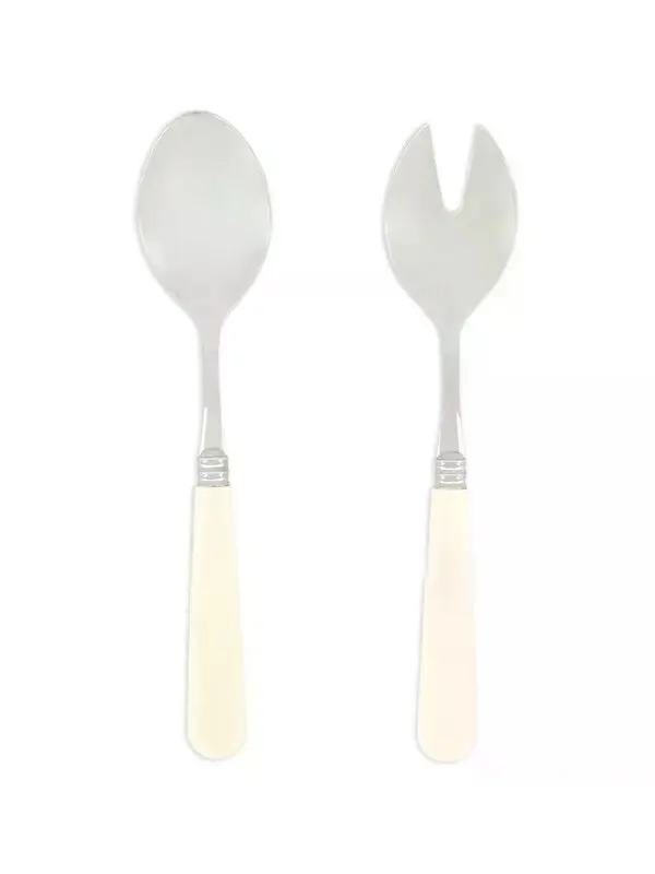 CAPDECO Helios Salad Set - Silver