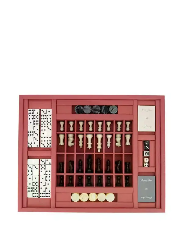 HECTOR SAXE Striped-detail Multi-game Box
