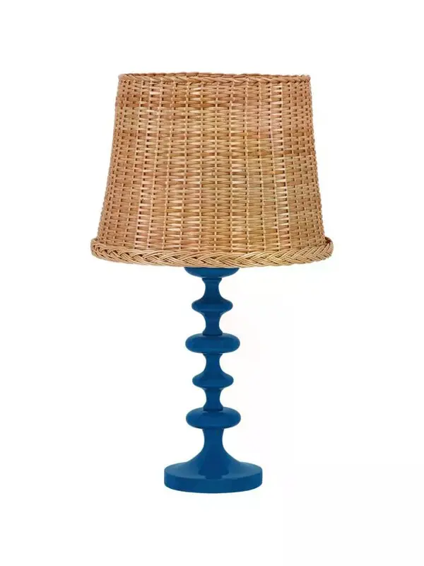 HOUSE OF CAPRICORN Wood Lamp Base - Blue