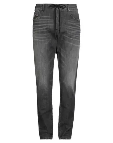 DIESEL® Tapered Jeans With Drawstring Waist - Black