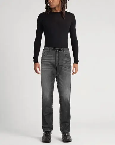 DIESEL® Tapered Jeans With Drawstring Waist - Black