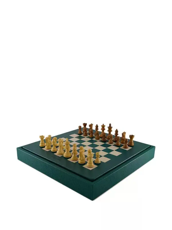 HECTOR SAXE Chessboard Leather Box