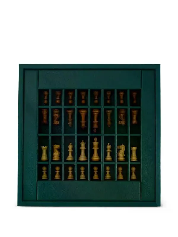 HECTOR SAXE Chessboard Leather Box