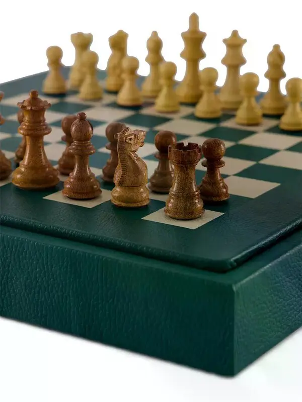HECTOR SAXE Chessboard Leather Box