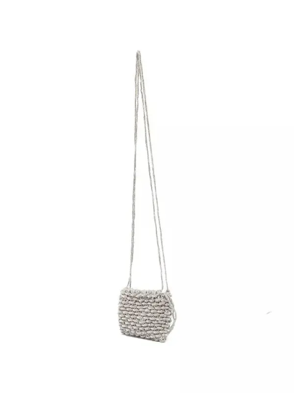 HIBOURAMA Mini Penelope Shoulder Bag - Silver