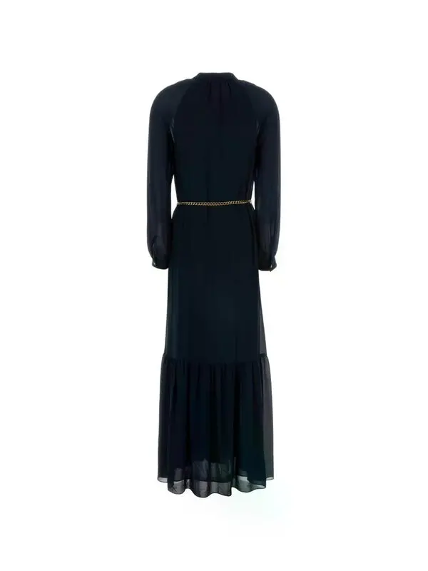 Michael Kors Georgette Belted Maxi Dress