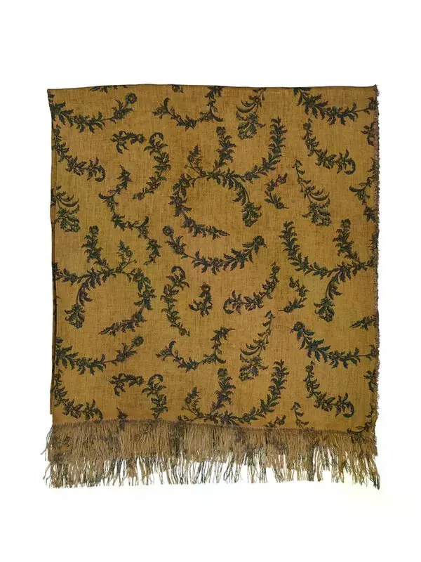 THE HOUSE OF LYRIA Tormento Patterned Tablecloth - Neutrals