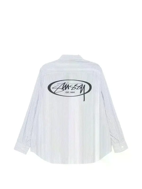 StÜssy Striped Shirt - White