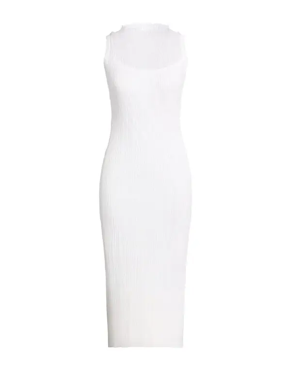 Peserico Knitted Metallic Midi Dress