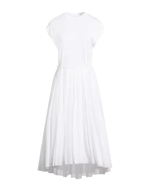 Peserico Cotton And Polyamide Midi Dress
