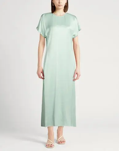 Peserico Maxi Dress In Light Viscose - Green