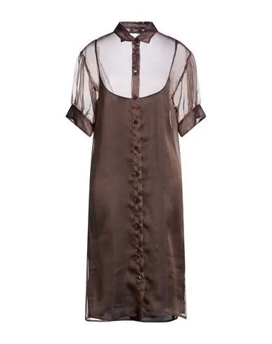 Peserico Midi Shirt Dress - Brown