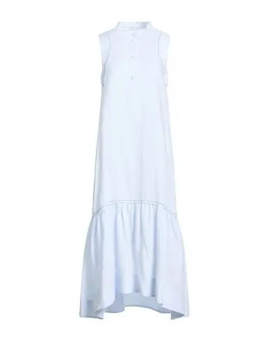 Peserico Sleeveless Mandarin Collar Midi Dress