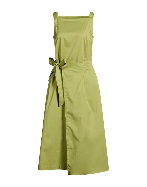 Peserico Pescerico Midi Wrap Dress In Cotton Elastane