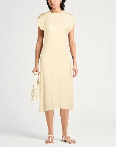 Peserico Midi Dress Pastel Viscose - Yellow