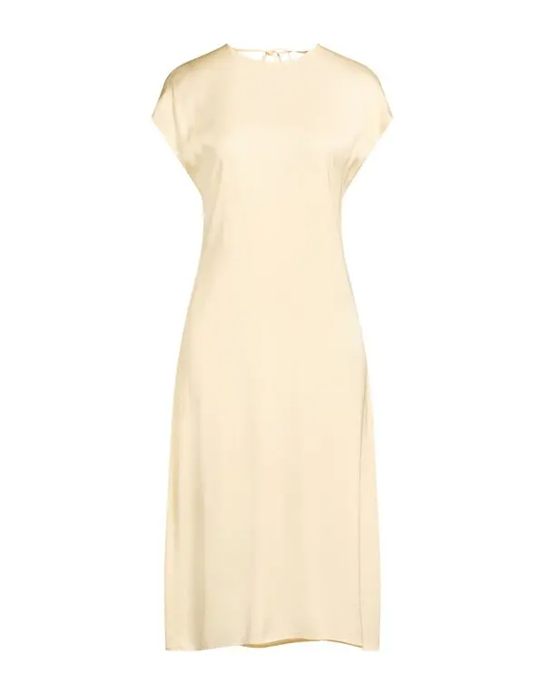 Peserico Midi Dress Pastel Viscose - Yellow