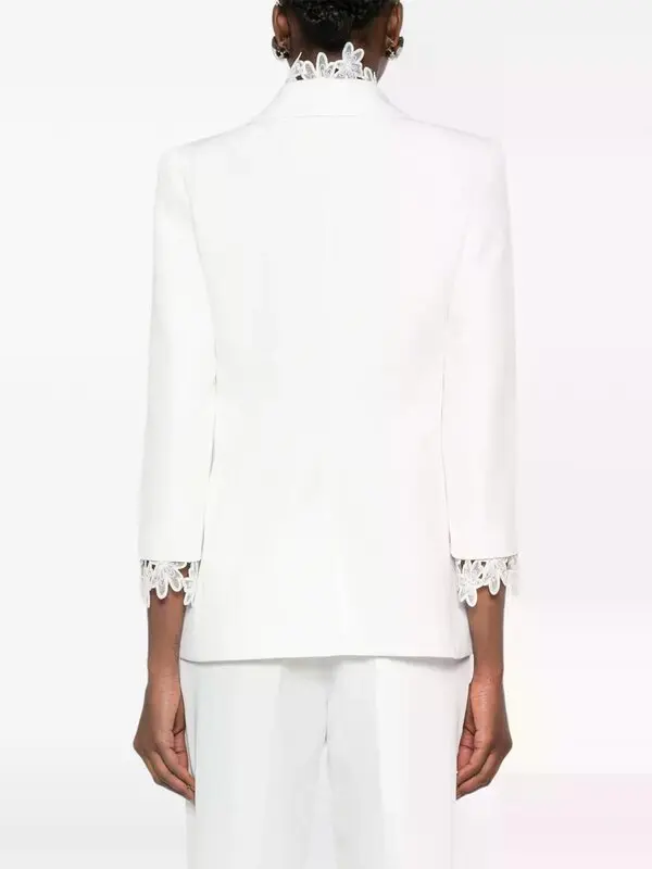 BABYLONE PARIS Lace-trim Blazer