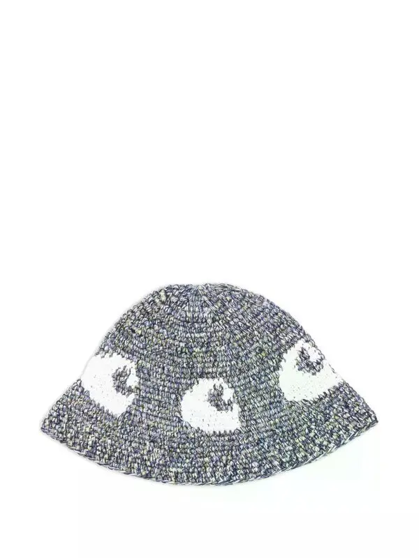 Carhartt Work In Progress Logo-detail Bucket Hat - Blue