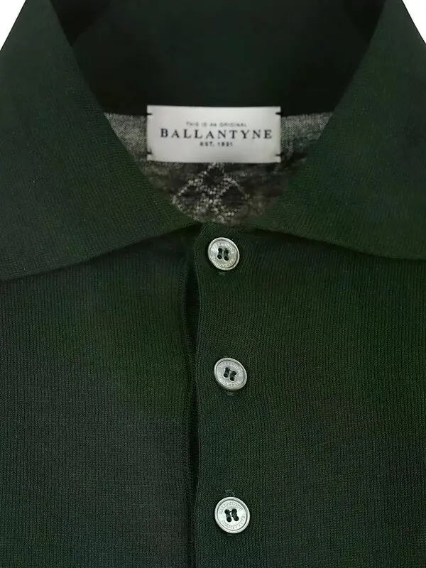 BALLANTYNE Buttoned Polo Shirt - Green