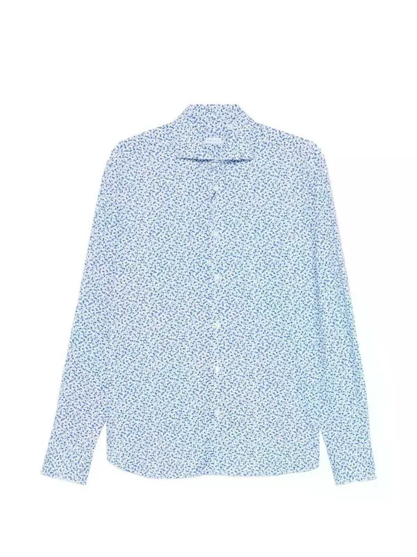 ORIAN Patterned Shirt - Blue