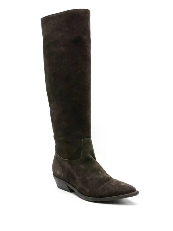 Officine Creative Noelie Dd 104 Suede Boots - Brown