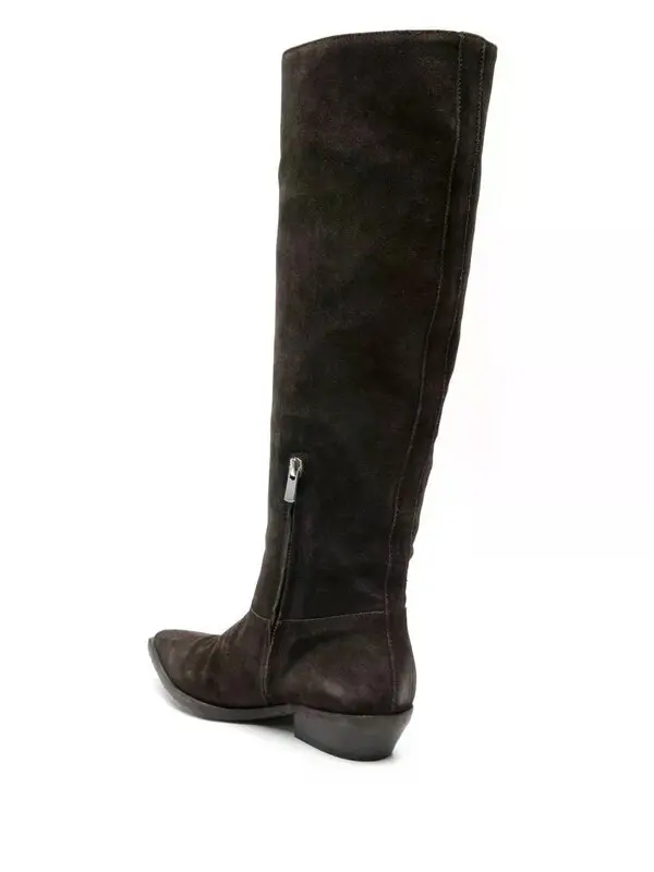 Officine Creative Noelie Dd 104 Suede Boots - Brown