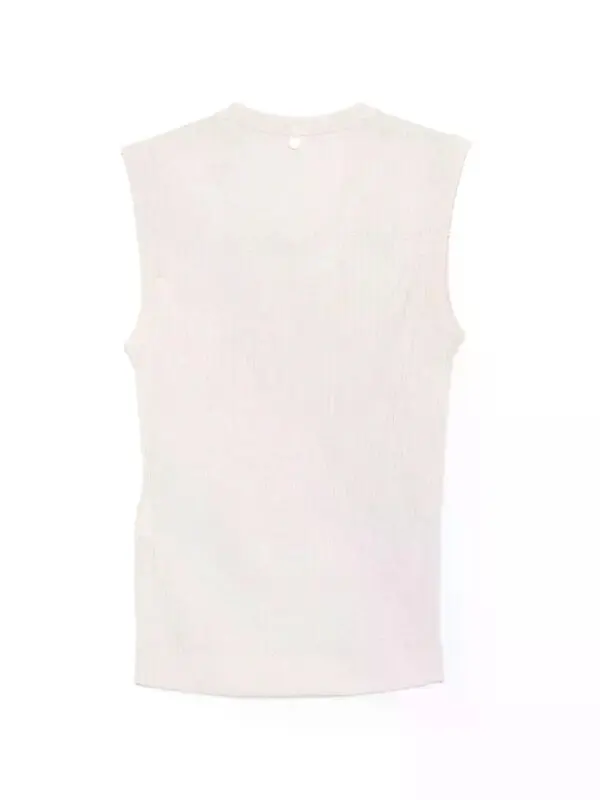 Liu Jo Ribbed Sleeveless Top
