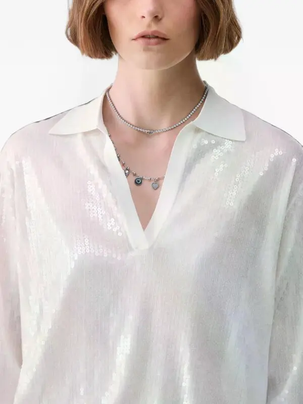 Liu Jo Sequin-embellished Top