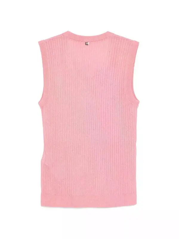Liu Jo Ribbed Knit Top