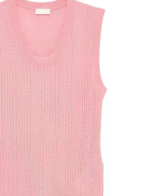 Liu Jo Ribbed Knit Top