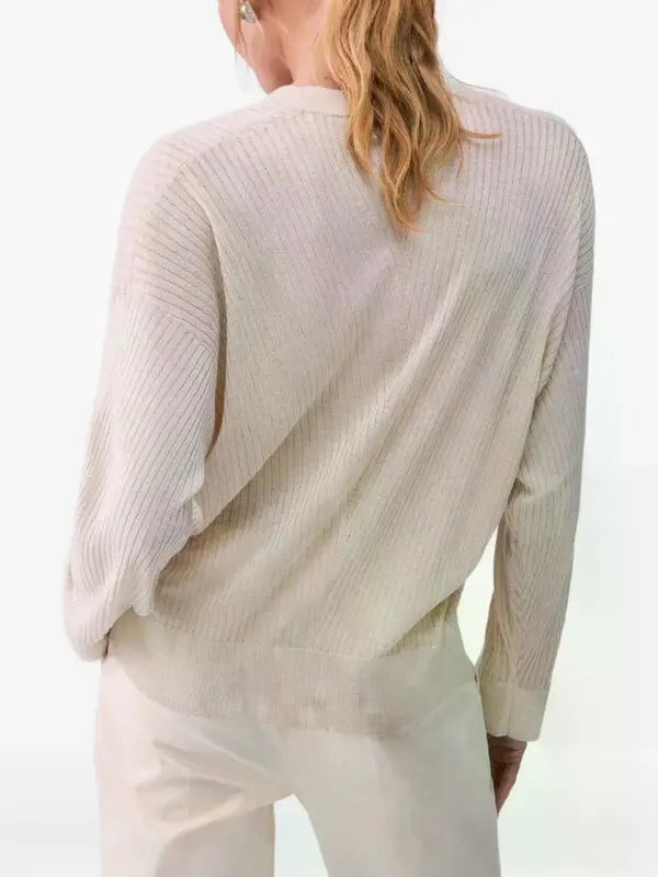 Liu Jo Long-sleeve V-neck Sweater