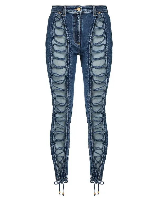 Elisabetta Franchi Cotton-blend Jeans