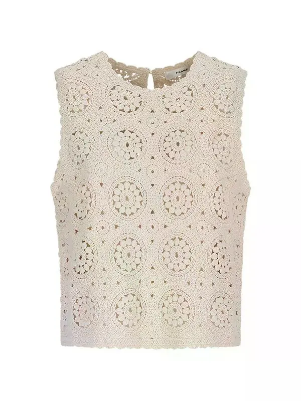 FRAME Crochet Tank - Neutrals
